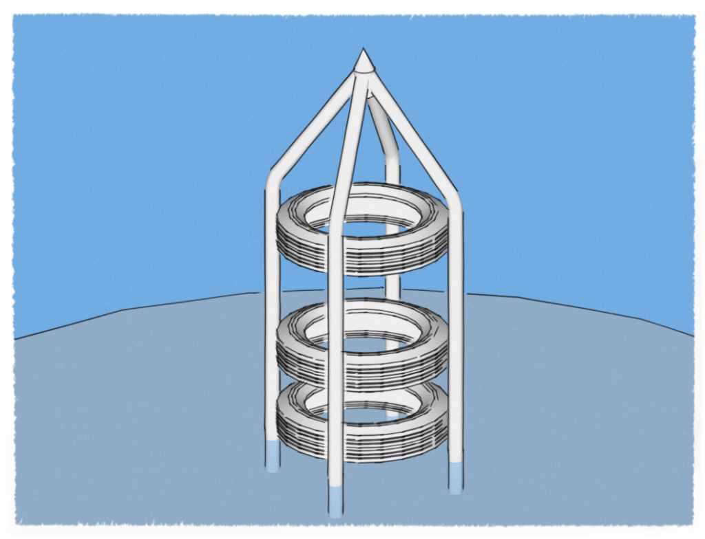 4 Pole Rocket Ship | Playground Ideas